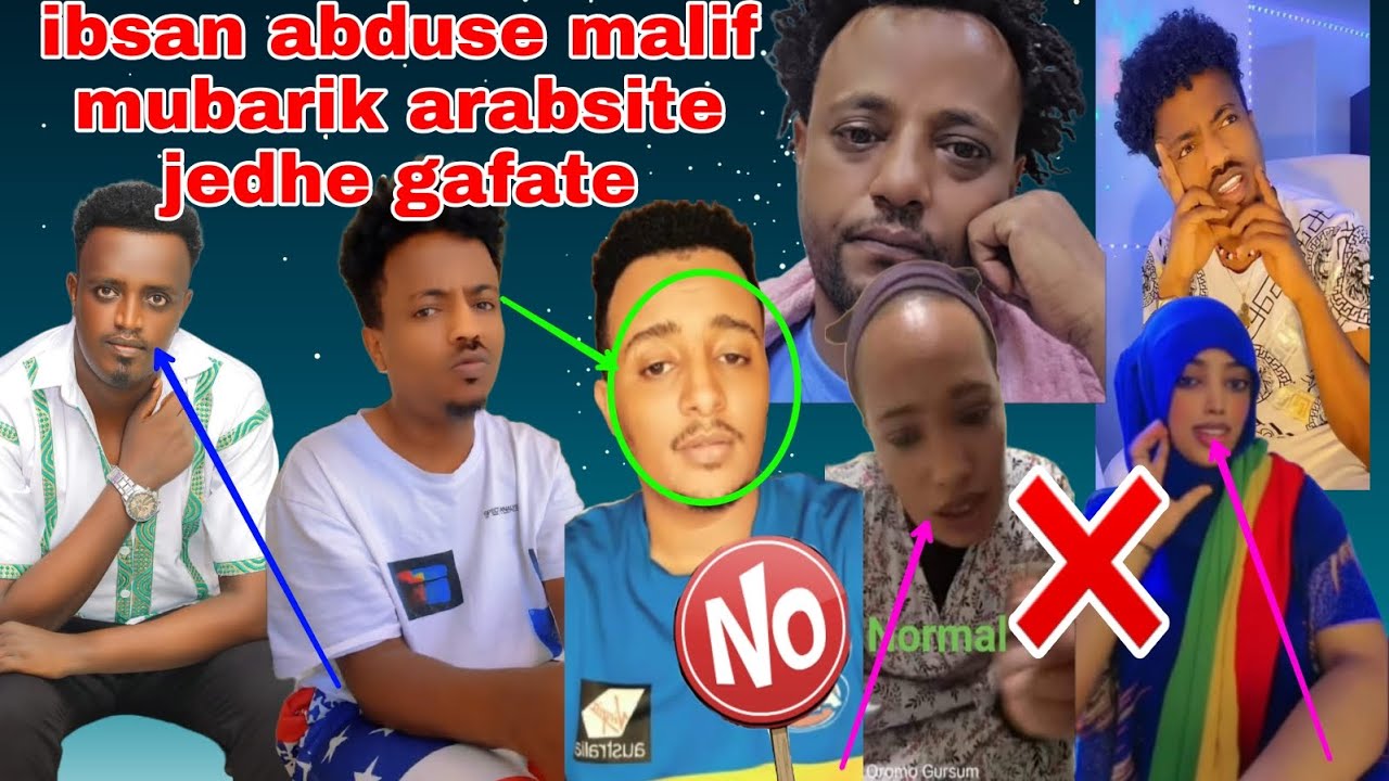 ibsaa fi abdusen gaffii malif mubarik kan dhukkubsate😭 jiru hin gafane ...