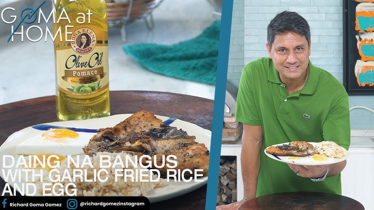 Goma At Home: Daing Na Bangus With Garlic Fried Rice and Egg - YouTube