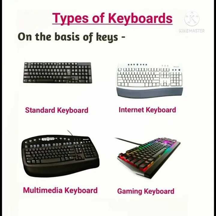 types of keyboard on the basis of keys |by learn computer skills - YouTube
