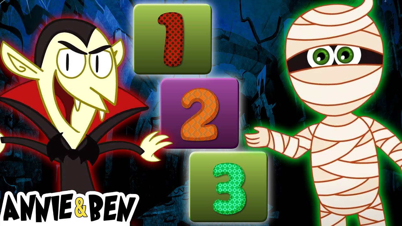 Learn Numbers With Spooky Monsters | Halloween Videos For Kids - YouTube