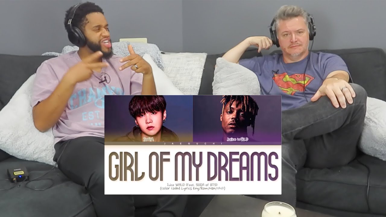 Juice Wrld Girl Of My Dreams Feat Suga Of Bts 방탄소년단 Lyrics