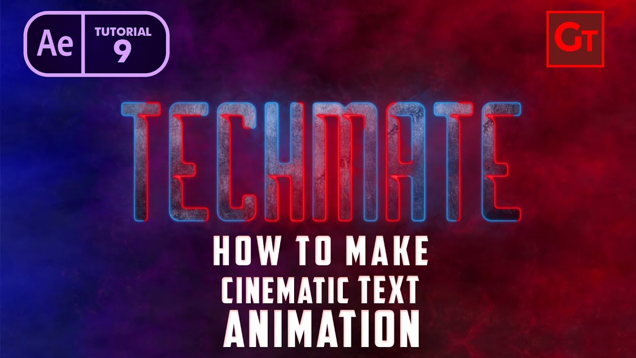 Cinematic Text Animation in Adobe After Effect Urdu / Hindi - Tutorial ...