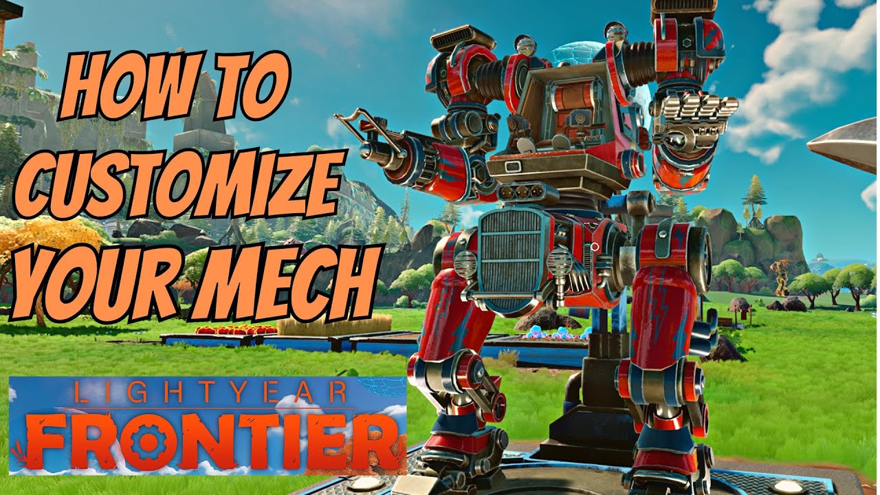 How To Customize Your Mech Lightyear Frontier - YouTube