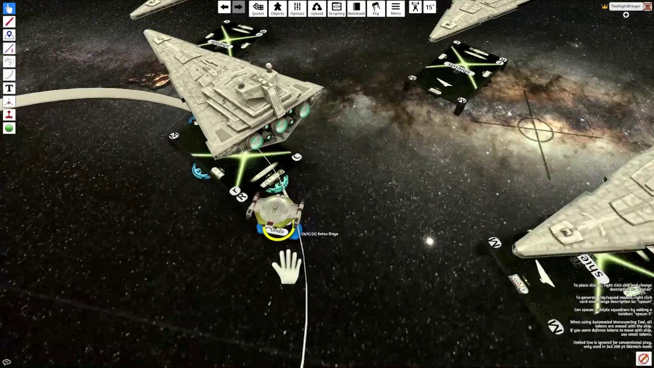 Tutorial Tabletop simulator Star Wars Armada mod - YouTube