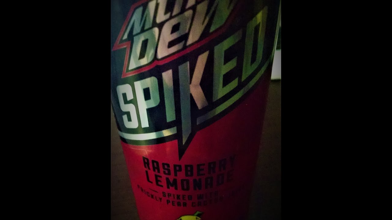 Mtn Dew SPIKED Raspberry Lemonade Review - YouTube