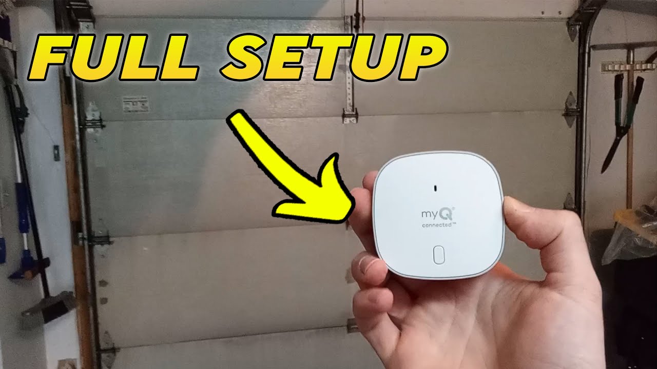 How To Setup MyQ Chamberlain Smart Garage Control YouTube