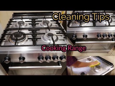 Cooking Range Cleaning || Tips for cleaning Cooking Range || Gas stove ...
