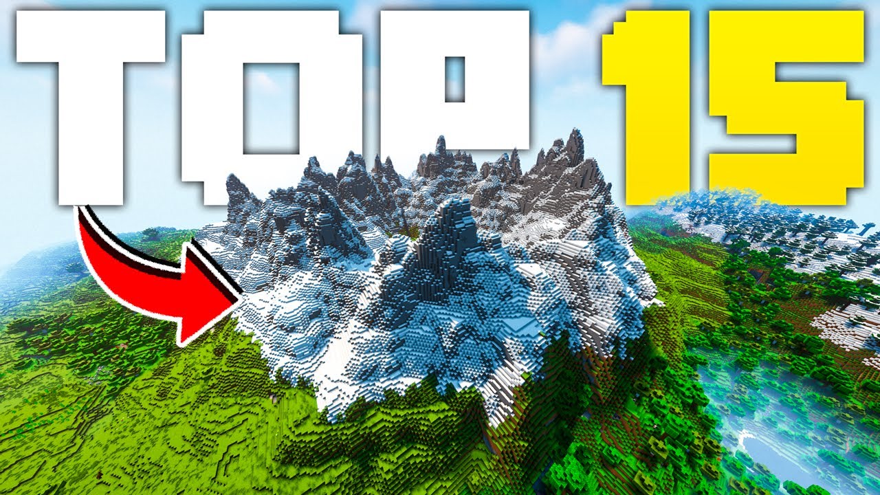 🍉TOP 15 Mejores SEMILLAS de MINECRAFT 1.18 JAVA, BEDROCK y PE MINECRAFT ...
