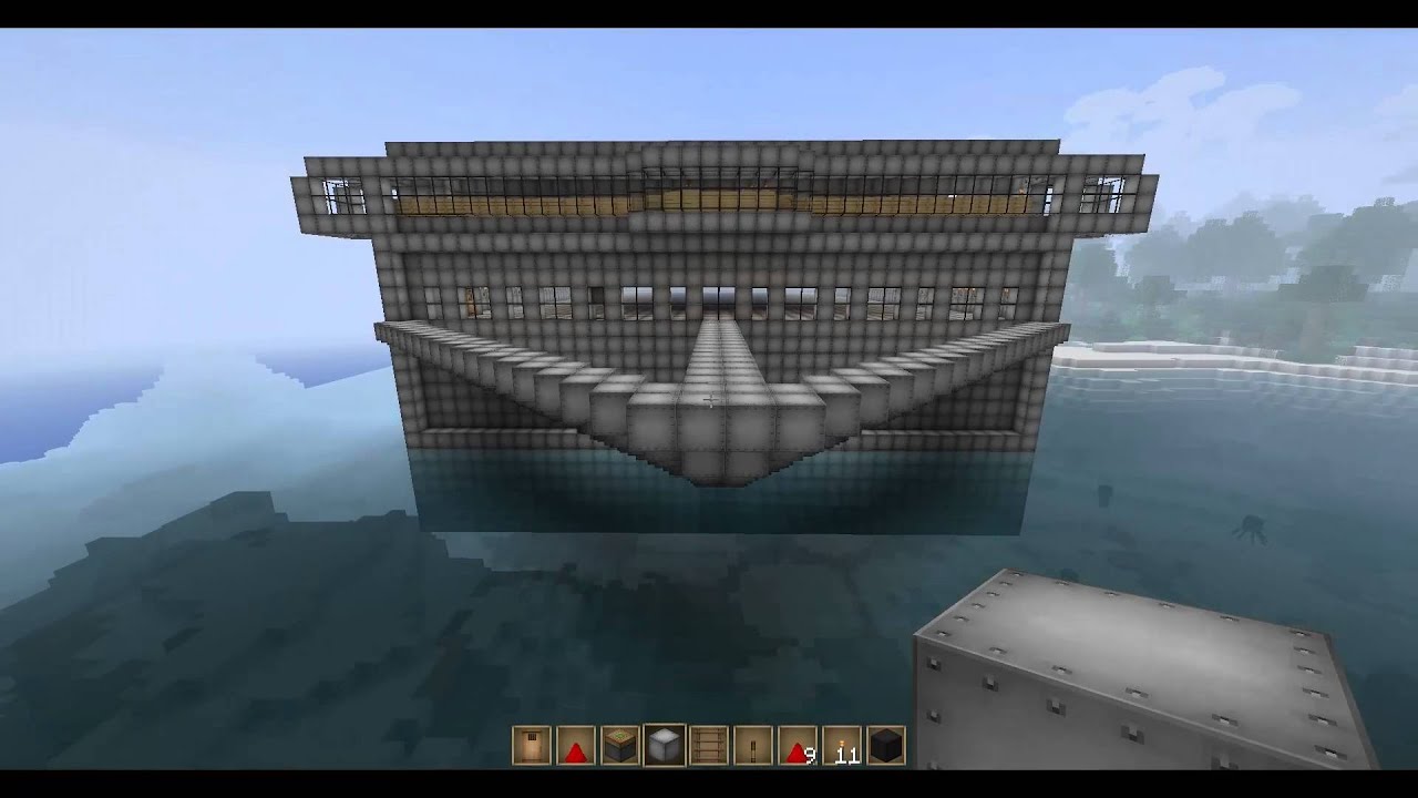New Minecraft Lets Build: A Rather Big Car Ferry! - YouTube