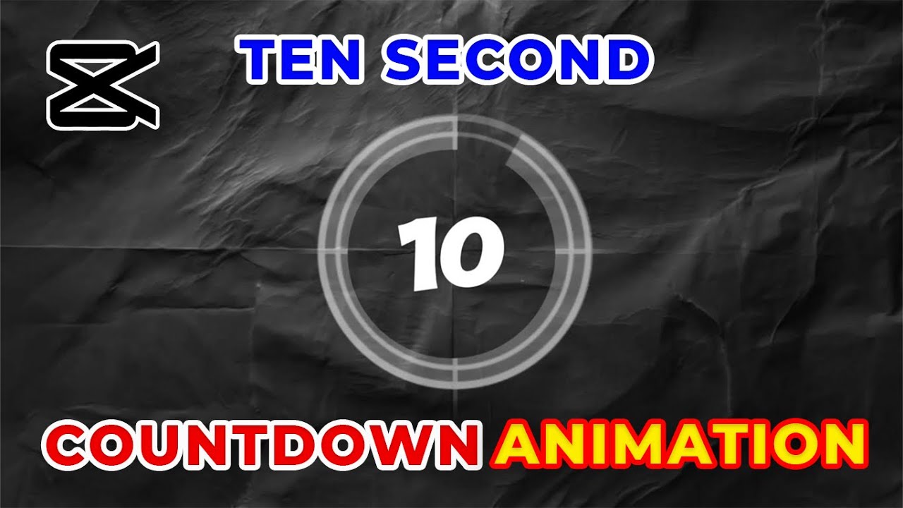 Cara Mudah Membuat Opening Youtube (Animasi Countdown) di Capcut PC ...