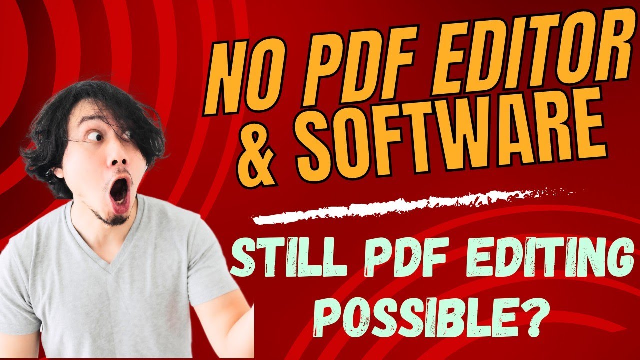 NO PDF EDITOR | NO SOFTWARE| Edit Your Pdf Document Using a Browser| # ...