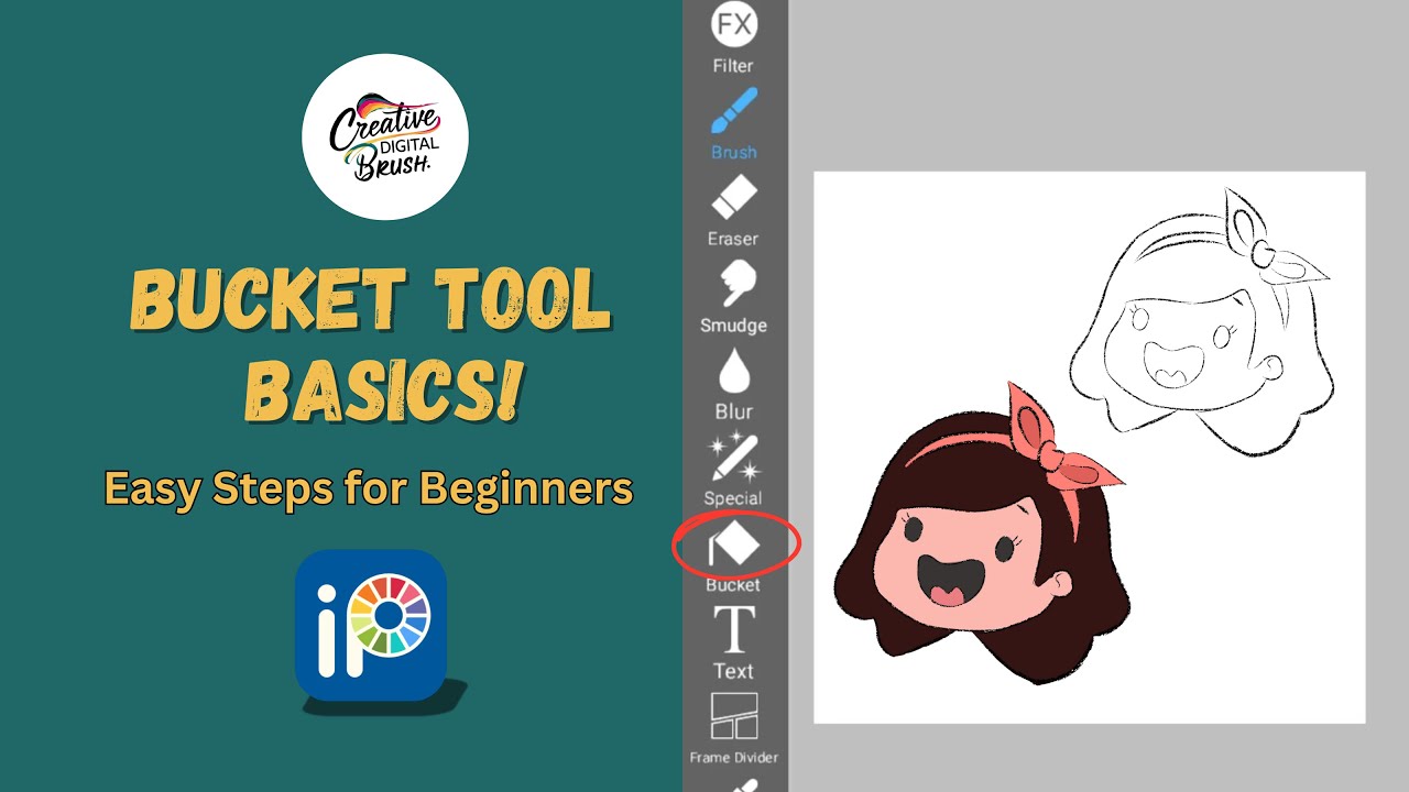 Bucket Tool Basics in Ibis Paint X: Easy Steps for Beginners - YouTube