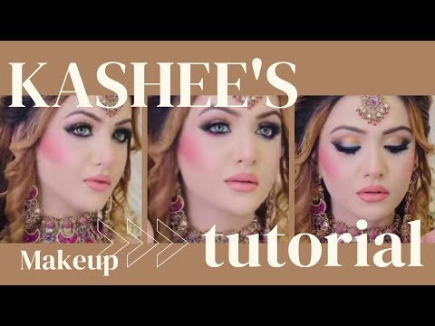 Kashee's Inspired Eye Makeup Tutorial || Kashee Bridal Makeup Look ...