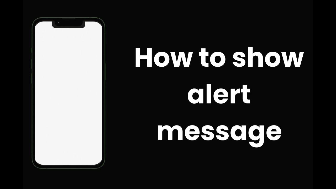 How to show alert message | Swift | Xcode 16.0 - YouTube
