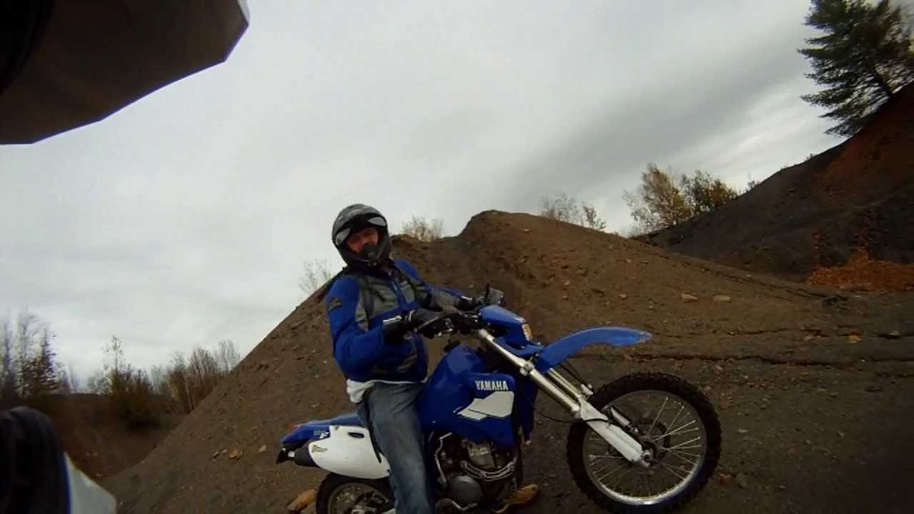 7 lakes DR650 & WR400 jumping and riding - YouTube