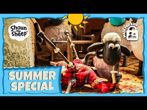 I SAVED THE BAGPIPES WITH MOUTH TO MOUTH! 🎶🫁😮 | Shaun the Sheep 🐑