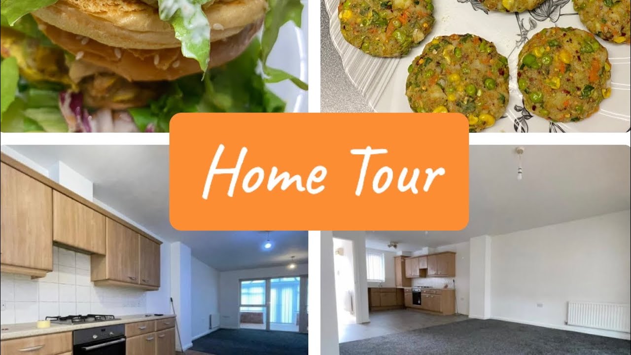 Home Tour😊Vegetable Tiki Burger 🍔 - YouTube