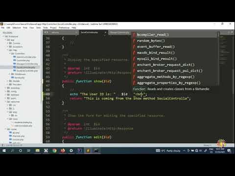 12. How to Create Resourceful Controller & Pass Data to Controller in Laravel - YouTube