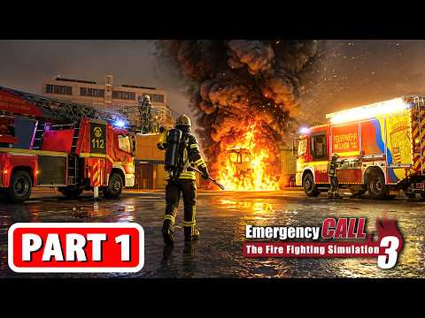EMERGENCY CALL THE FIREFIGHTING SIMULATION 3 Gameplay Walkthrough Part 1 - FULL GAME (No Commentary)