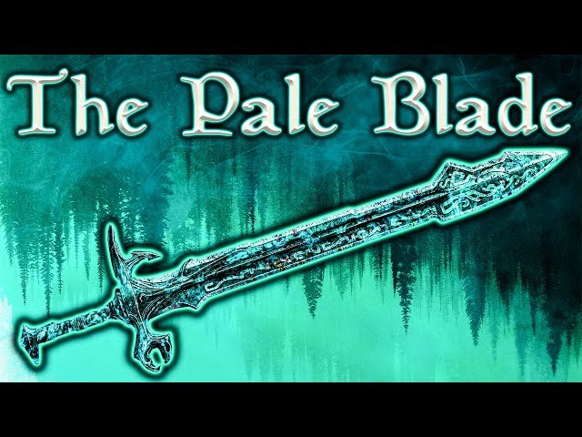 Skyrim The Pale Blade