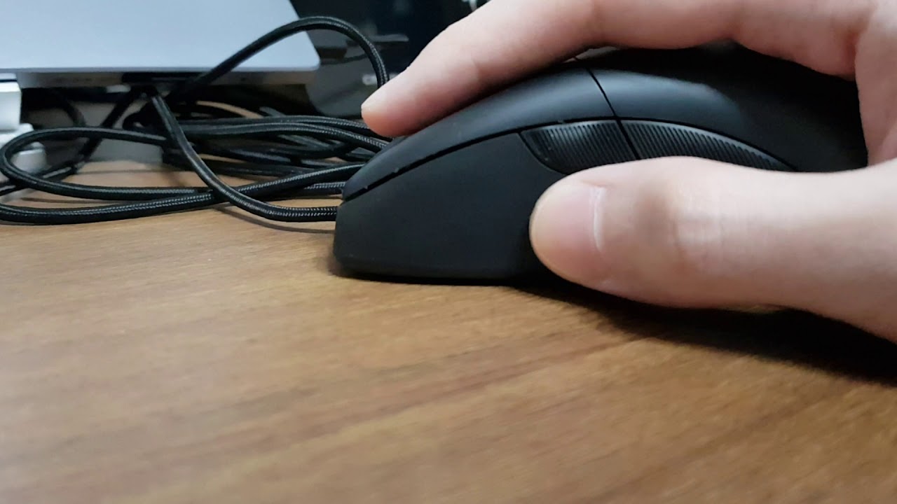 Microsoft Pro IntelliMouse (sounds, grip) - YouTube