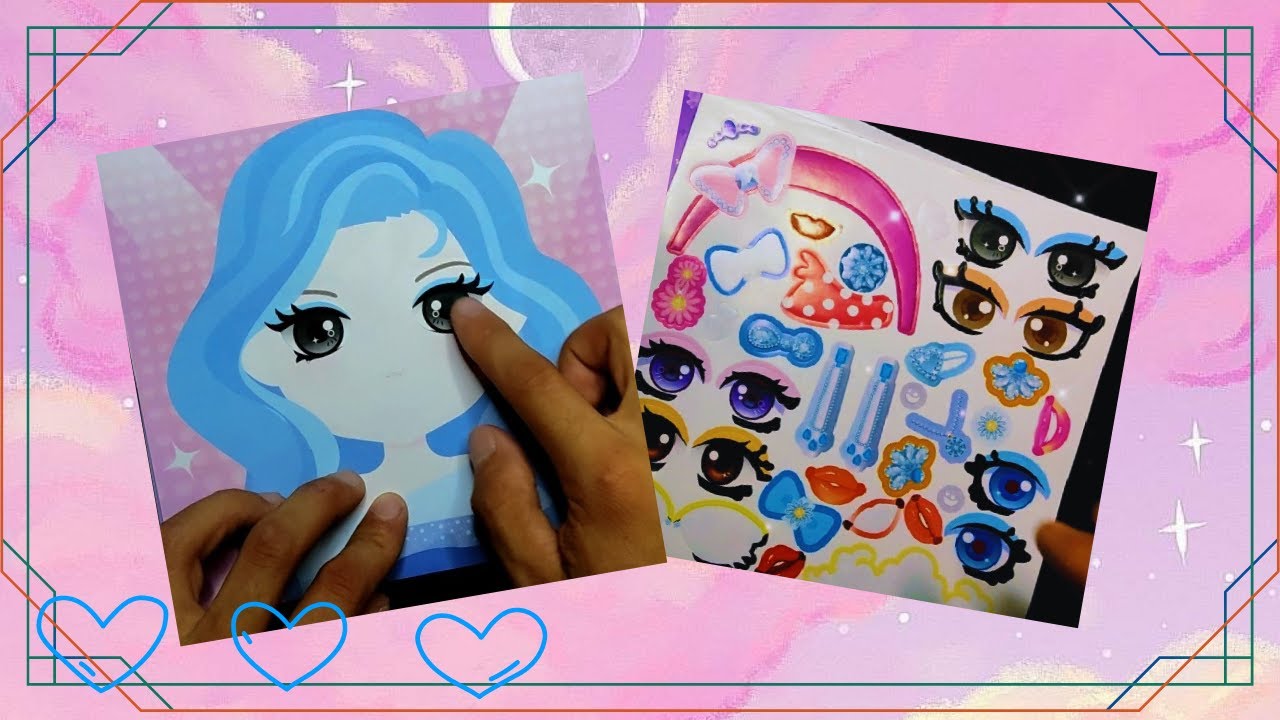[🐾 paper Diy 🐾] makeup mimi sticker 💄👄 DIY 💸 Mimi girl #paperdiy # ...