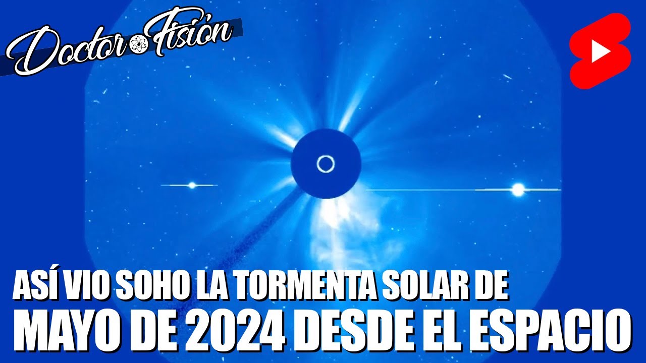 ASÍ SE VE una TORMENTA SOLAR DESDE EL ESPACIO 🛰 - Go IT