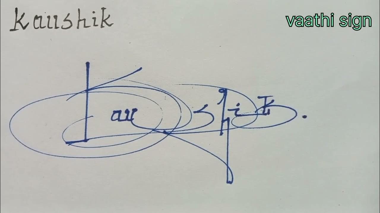 How to make signature your name// making different signature//signature ...