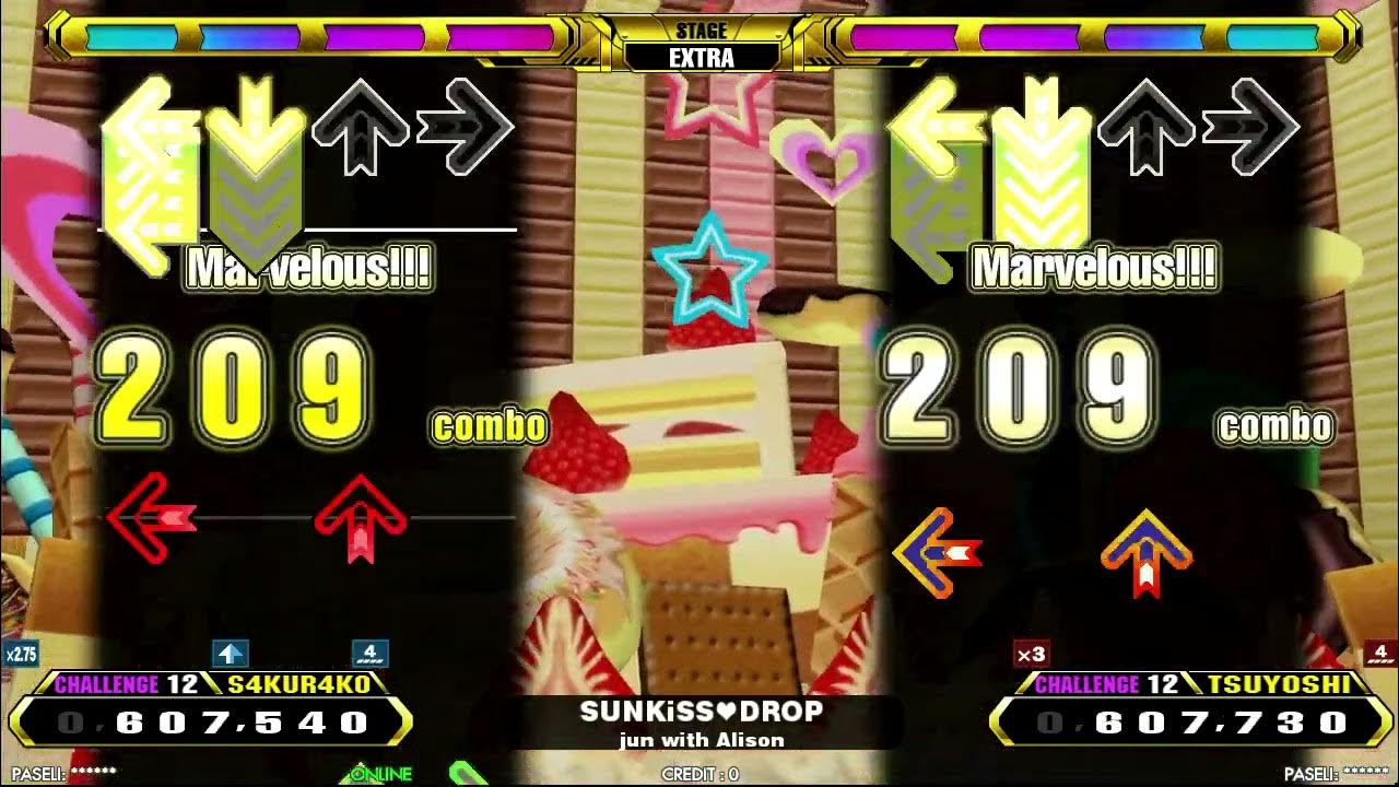 【DDR A3】SUNKiSS♥DROP(CHALLENGE) - YouTube