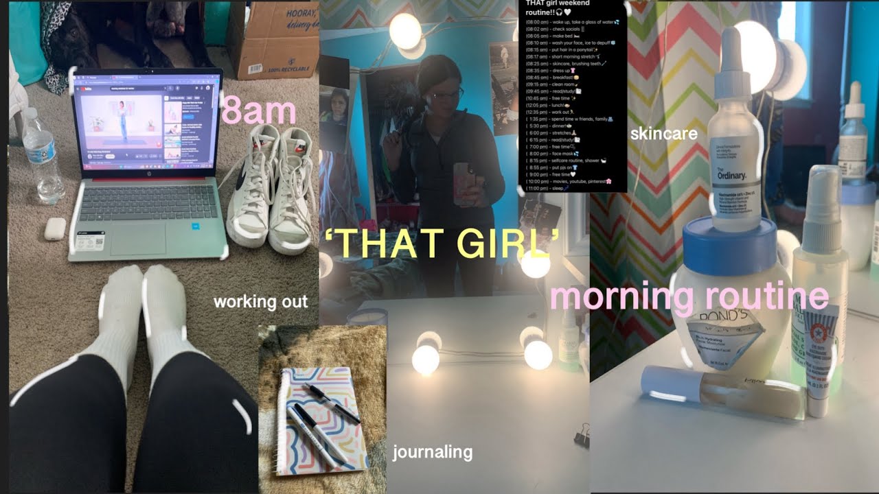 trying *THAT GIRL* morning routine for a DAY ! ‘ pinterest inspired ...