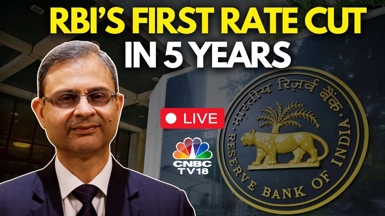 LIVE | RBI Cuts Repo Rate For The First Time In 5 Years | RBI Trims Key ...