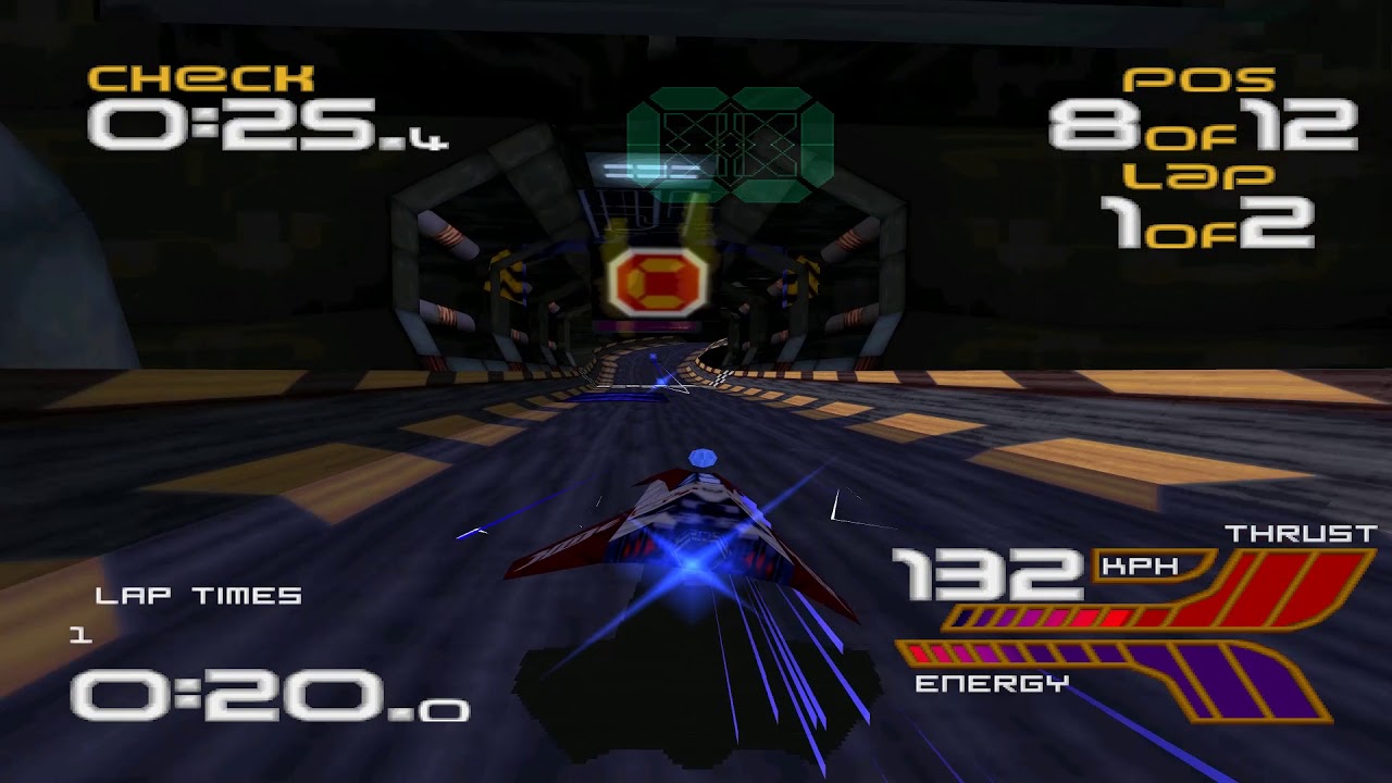 WIPEOUT XL (2097) WINDOWS 10 PC XBOX ONE CONTROLLER - YouTube