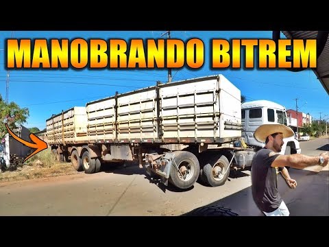 NENI MANOBRANDO BITREM COM MULA 1935!