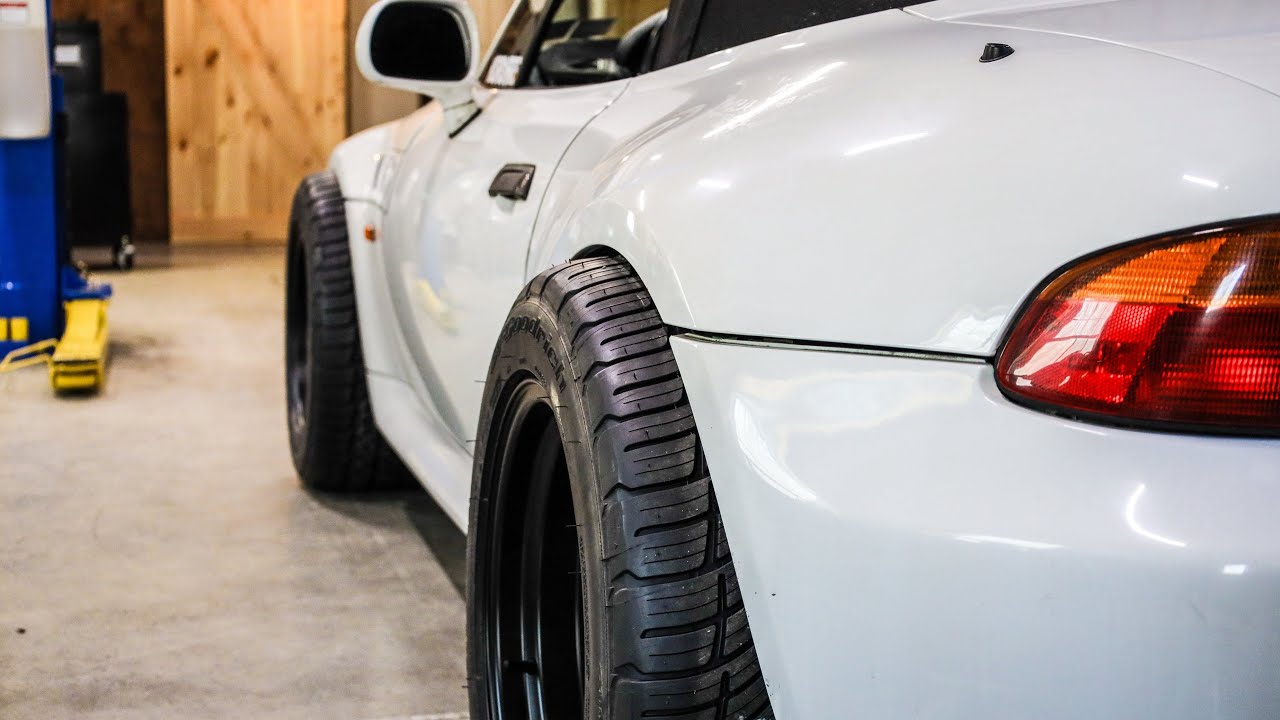 Going SUPER WIDE - New Wheels for the Z3 - YouTube