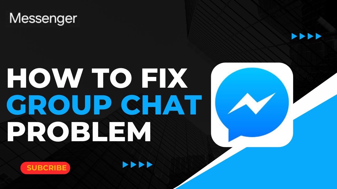 How To Fix Messenger Group Chat Problems ! - YouTube