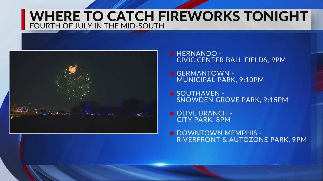 Where to catch fireworks for the 4th of July - YouTube