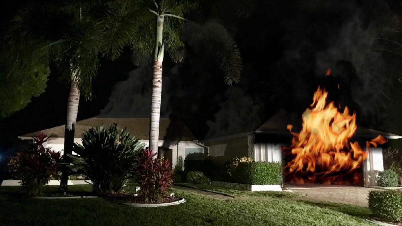 1-Story Single-Family Residential Fire Simulaton - YouTube