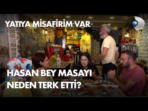 Tartışma alevlendi ve Hasan Bey masayı terk etti! Yatıya Misafirim Var 3. Bölüm