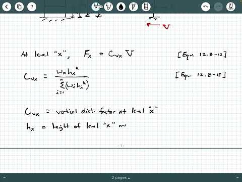 Vertical Distribution of Seismic Forces by the ELF Method (ASCE 7-22 ...