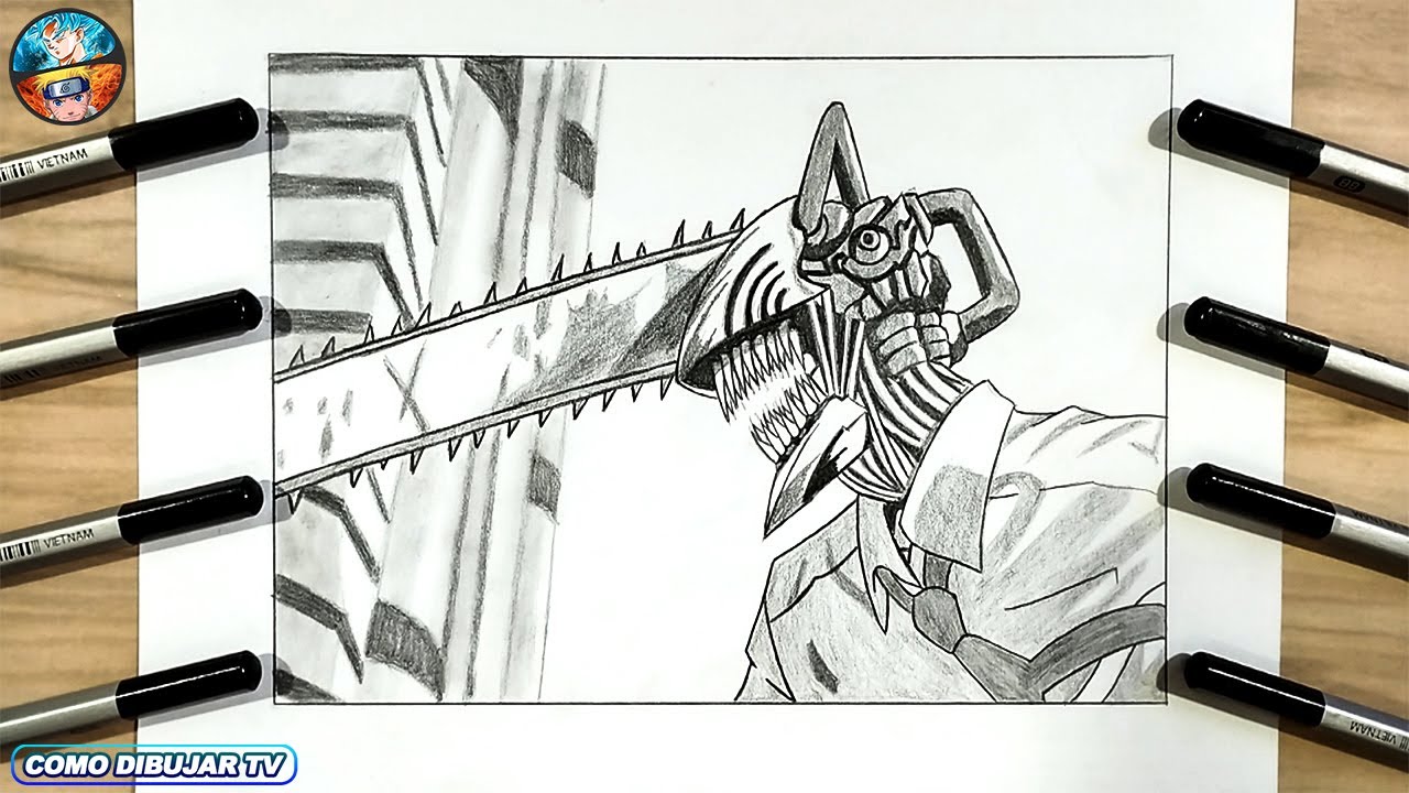 Como Dibujar a DENJI - Chainsaw Man (Anime) Anime Drawing - Denji - YouTube