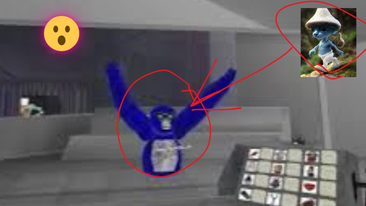 BLUE SMURF CAT FOUND IN GTAG - YouTube