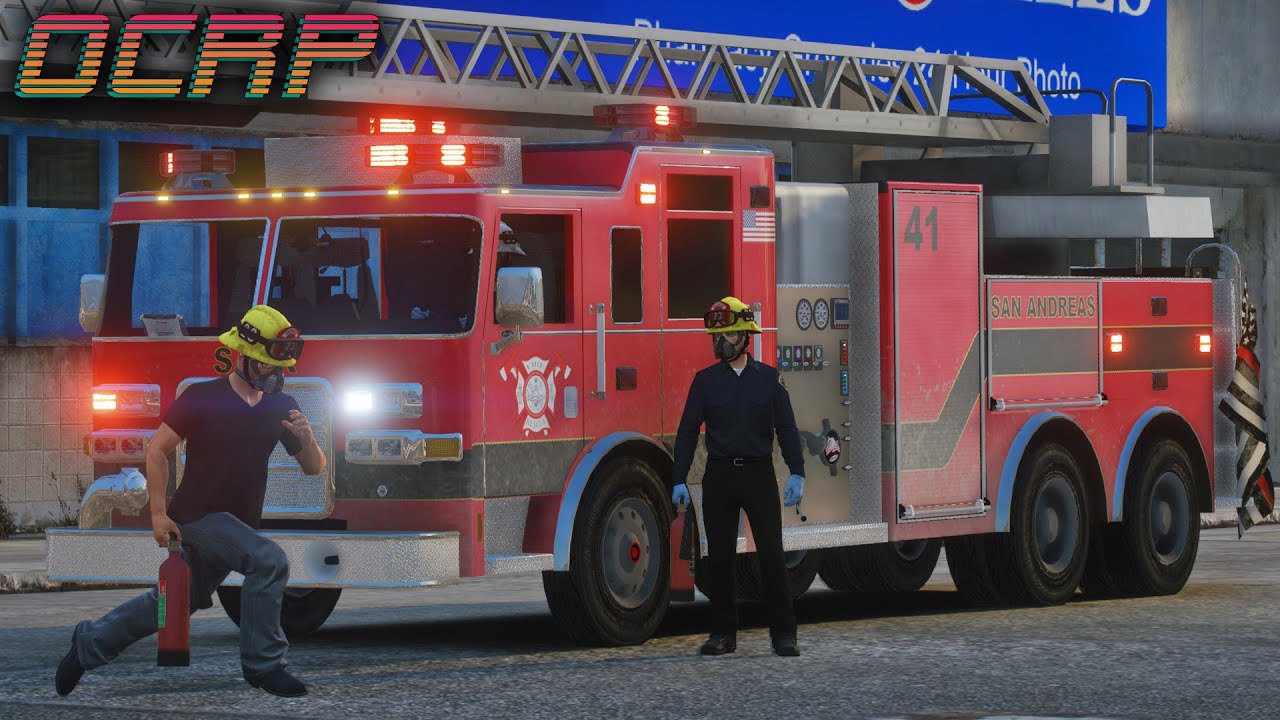 Unprofessional Fire Volunteers in OCRP! - YouTube