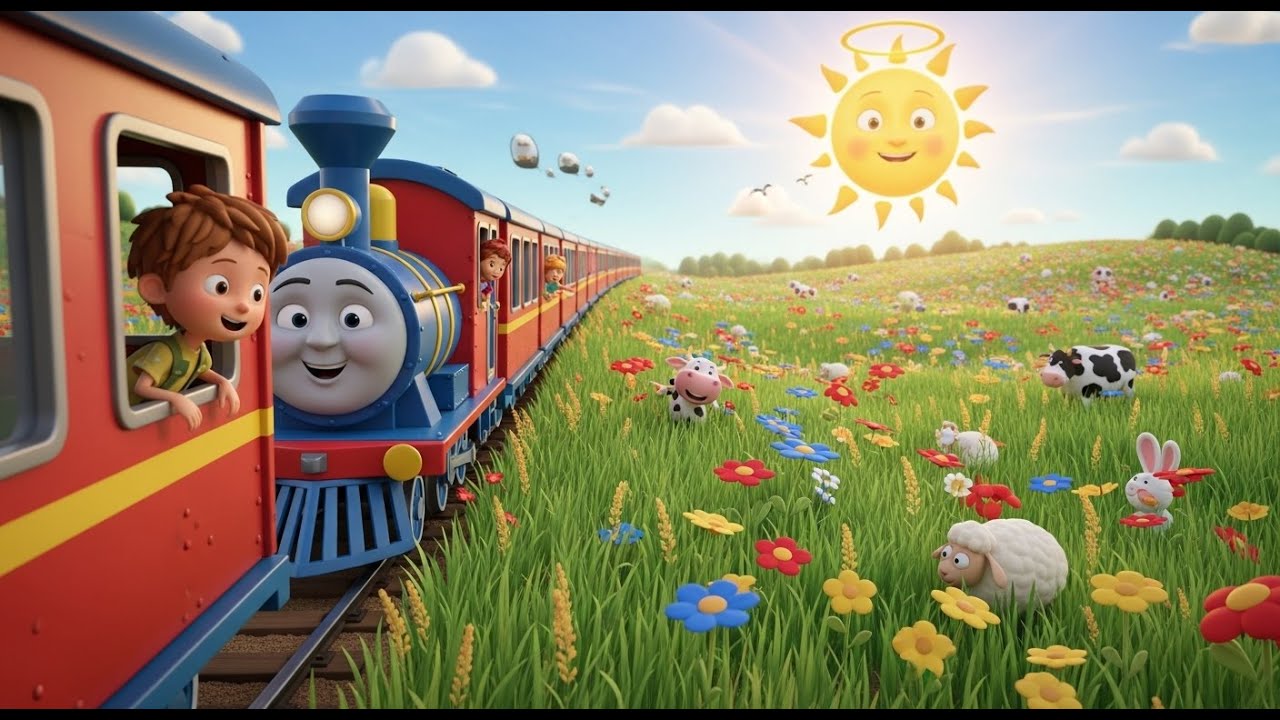 ABC Magic Train Ride | Fun Alphabet and Learning Nursery Rhyme for Kids ...
