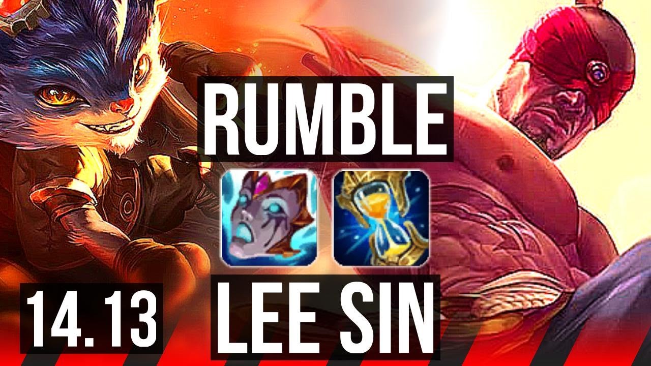 RUMBLE vs LEE SIN (TOP) | Rank 3 Rumble, Rank 7, 9/1/3, 6 solo kills ...