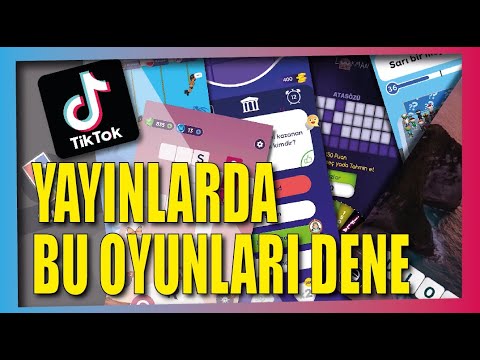 TİKTOK YAYINLARINDA İZLEYİCİYLE BERABER OYNANABİLECEK 10 OYUN