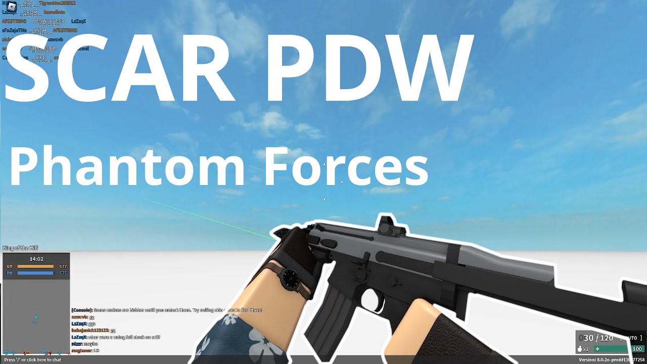SCAR PDW 1 Phantom Forces - YouTube