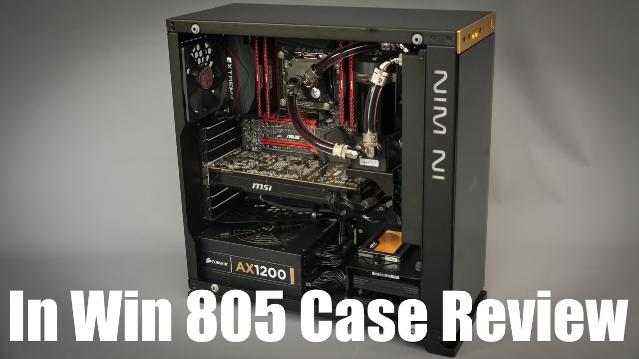 In Win 805 Mid Tower ATX Case Review - YouTube