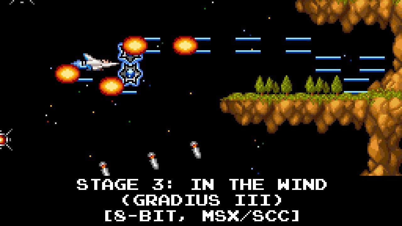Stage 3: In the Wind (Gradius III) [8-bit, MSX/SCC] - YouTube