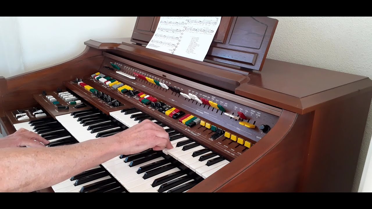 ORGUE YAMAHA D85 / Le ciel, le soleil et la mer - YouTube