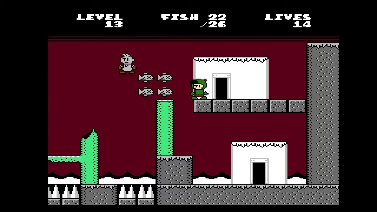 Eskimo Bob NES Game Footage - YouTube